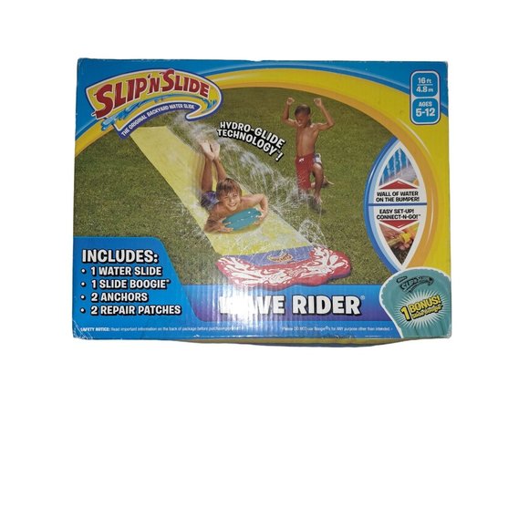 Wham-O | Toys | Whamo 6419 Slip N Slide Vinyl Inflatable Wave Rider ...